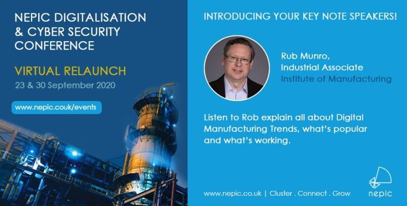 Keynote presentation for NEPIC digitalisation conference 2020